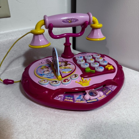 vtech | Toys | Rare Vtech Princess Play Phone Learning Toy Pink Disney ...